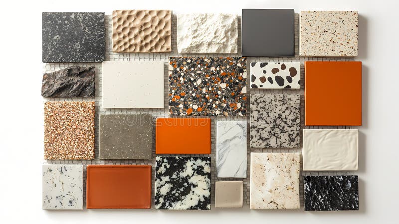 Architect Choosing Samples of Materials for Interior Design Project ...