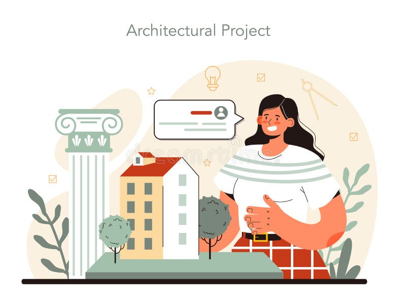 Architect Concept. Idea of Architectural Project and Construction Stock ...