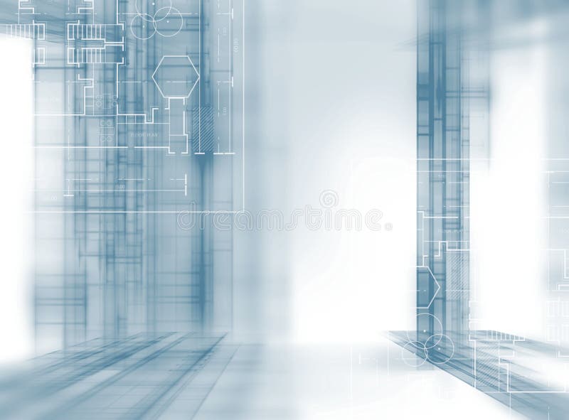 Architect and Construction Blueprint Abstract Background Stock ...
