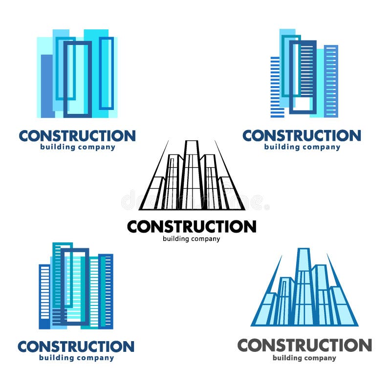 Vector Logos for Construction and Building Companies Stock Vector ...