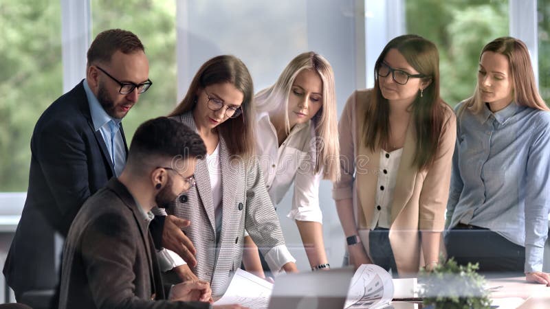 Architect Construction Engineering Team Meeting Employee and Boss ...