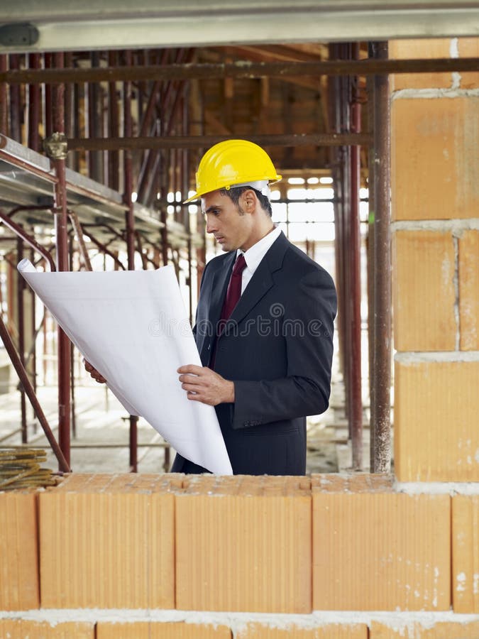 Architect In Construction Site Picture. Image: 17401846