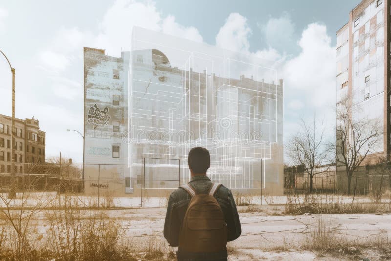 Architect Design Building Construction by Using Visual Reality Goggles ...