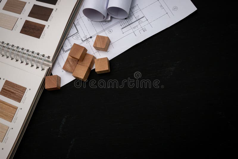 The Architect Designed the Building in the Design Office, the Floor ...