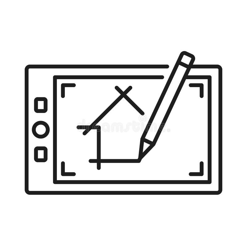 Architect Development, Interior Design Plan Icon Stock Vector ...