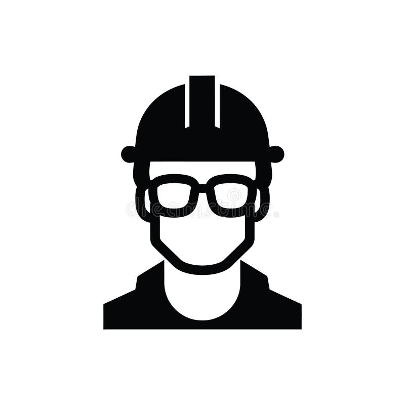 Architect engineer Icon stock vector. Illustration of symbol - 296706356