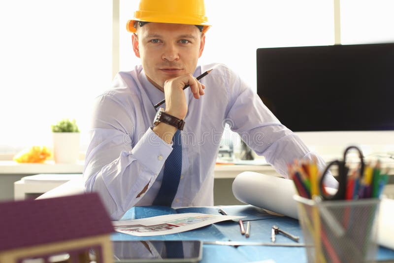 Architect or Engineer Working on Building Plan Stock Image - Image of ... Architect or Engineer Working on Building Plan Stock Image - Image of ...