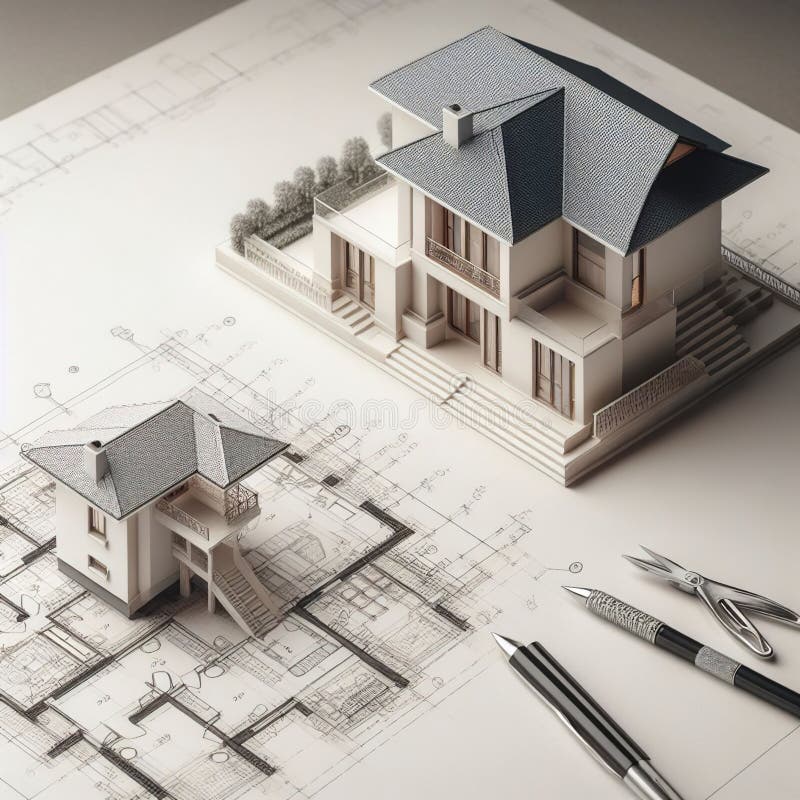 Architect Engineering House Home Dsign Garden - Ai Generated Stock ...