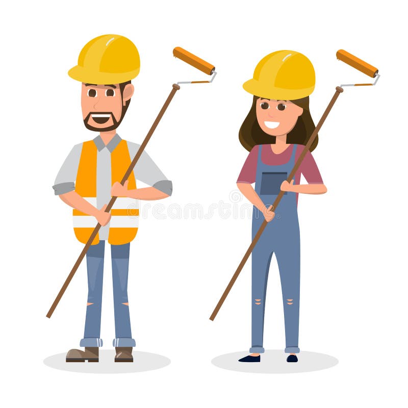 Architect, Foreman, Engineering Construction Worker in Different Stock ...