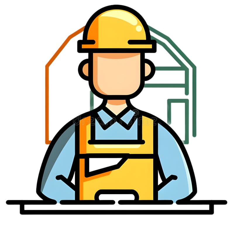 Architect Icon Against Transparent Background Ai Generated Stock ...