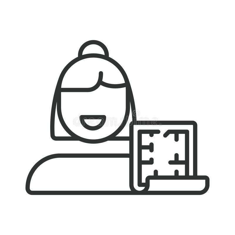 Architect, Icon in Line Design. Architect, Blueprint, Building ...