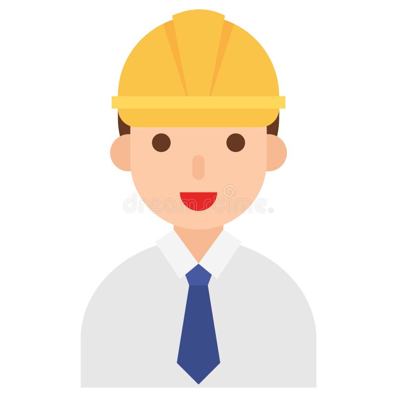 Architect Icon, Profession and Job Vector Illustration Stock Vector ...