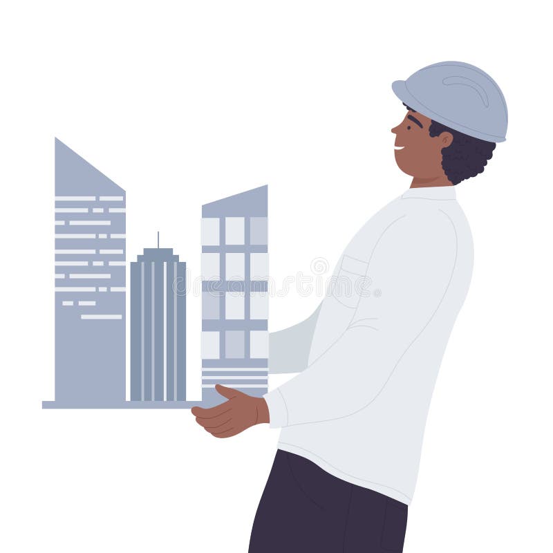 Architect Presenting Project Stock Illustrations – 295 Architect ...