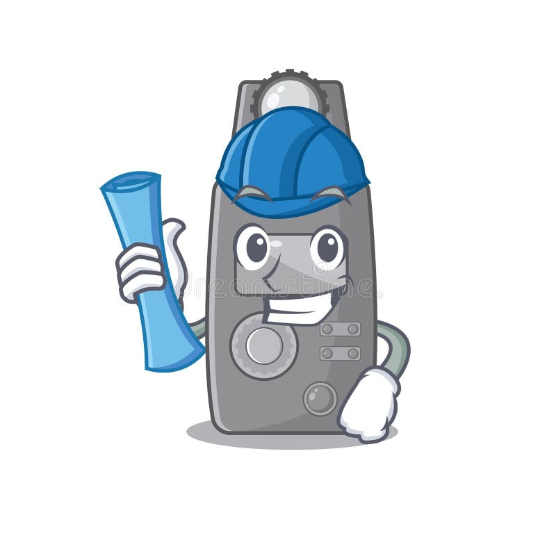 Architect Light Meter Isolated with the Cartoon Stock Vector ...