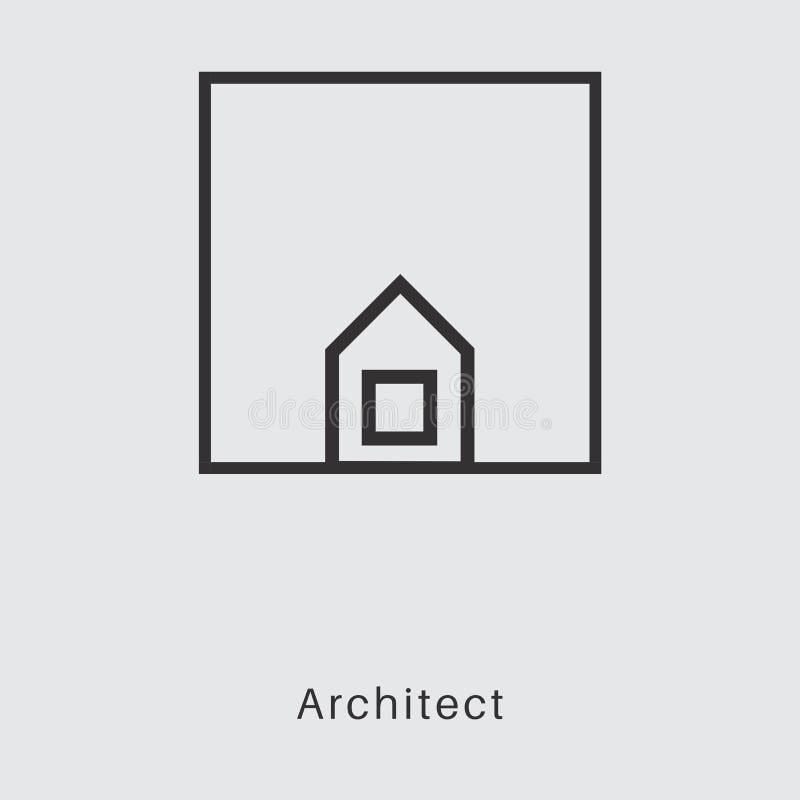 Architect logo stock illustration. Illustration of document - 266988946