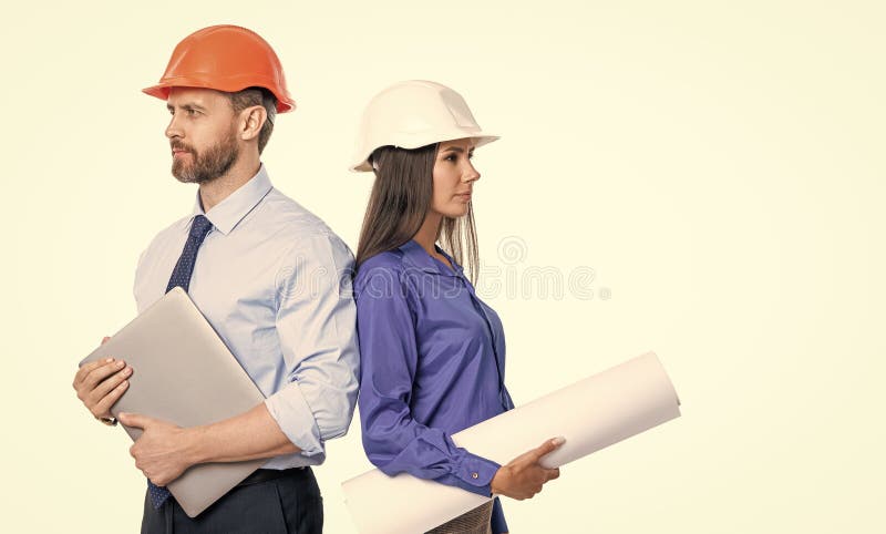 Architect Planning Work. Chief Engineer and Architect in Hardhat ...