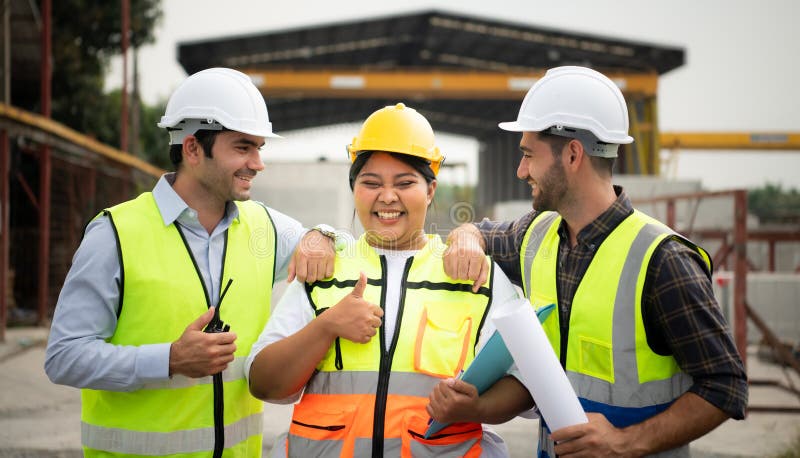 Architect Portrait Construction Supervisor and Construction Engineer ...