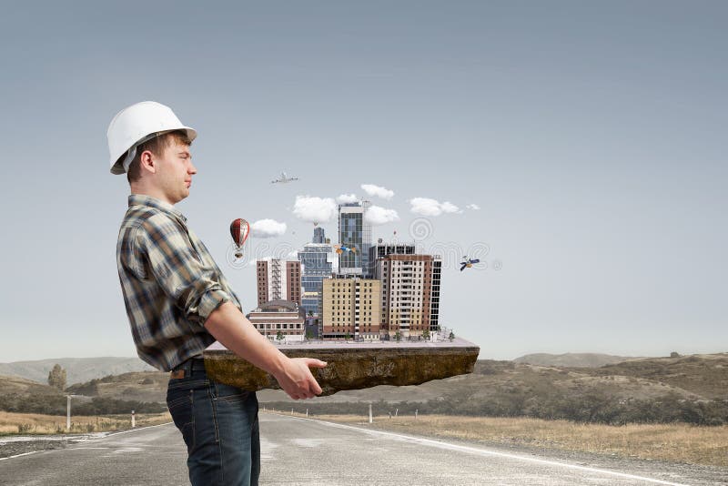 Architect Present His Project Stock Image - Image of real, advice ...