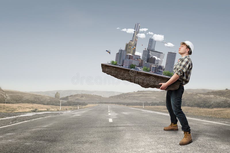 Architect Present His Project Stock Image - Image of presentation ...