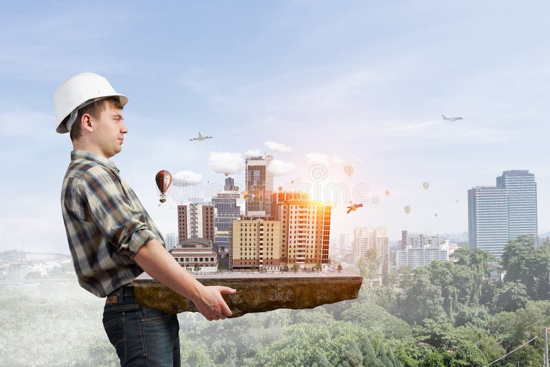 Architect Present His Project Stock Image - Image of advice, construct ...