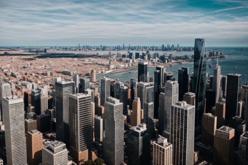 An Architect S Blueprint Morphing into a Live Cityscape Stock ...