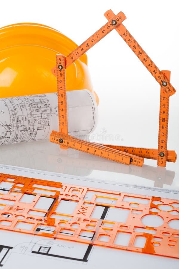 Architect s stuff stock image. Image of print, builder - 29234721