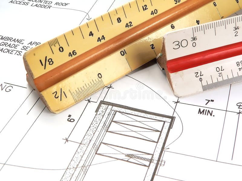 Carpentry Plans stock image. Image of contractor, build - 256707