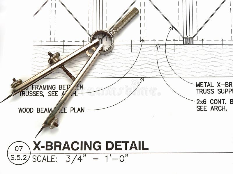 Architect S Tools and Plans Stock Photo - Image of architectural, idea ...