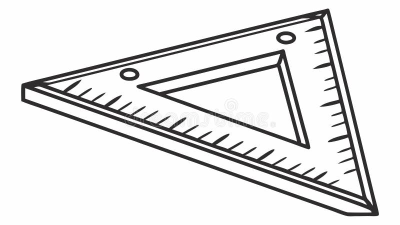 Architect S Triangle Ruler, Precision Tool for Technical Drawings ...