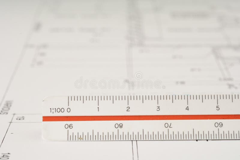 Architect s Scale stock image. Image of design, scale - 7634781
