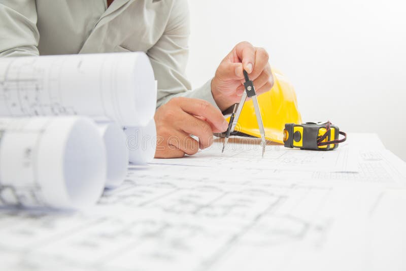 Architect stock image. Image of plan, professional, executive - 130993233