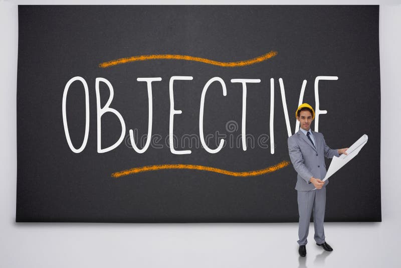 Architect Standing Against Objective Stock Photo - Image of caucasian ...