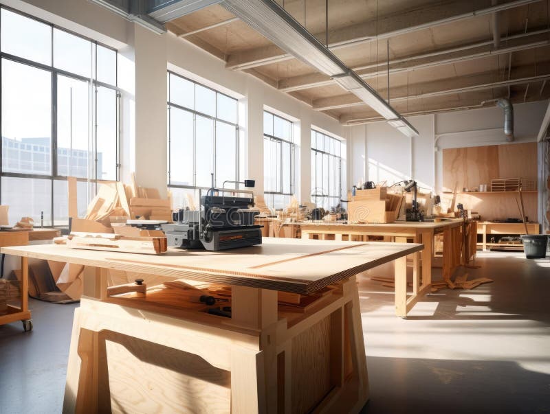 Architect Studio Drafting Printing Modeling Stock Illustration ...