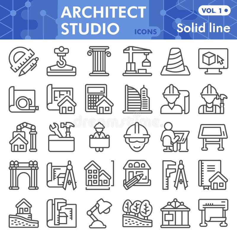 Architect Symbols Stock Illustrations – 1,766 Architect Symbols Stock ...