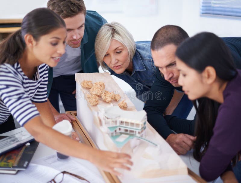 Architect, Teamwork and Planning with Design Model, Building and ...