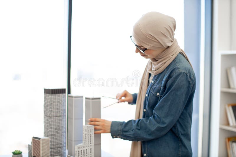Architect Using Gadgets and Tools at Work Stock Photo - Image of device ...
