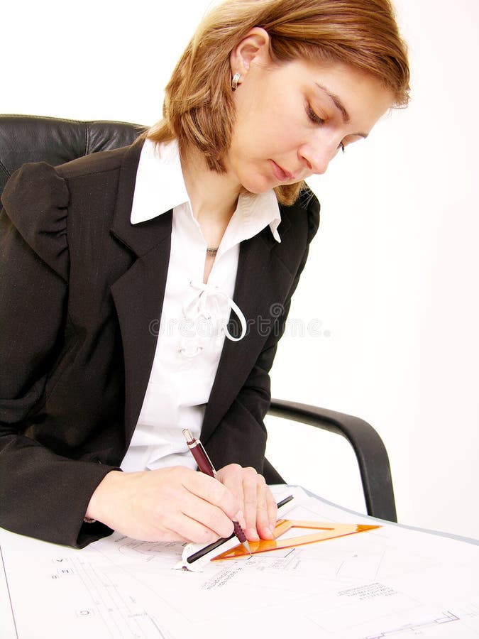 Architect working stock photo. Image of eyes, adult, houses - 81864