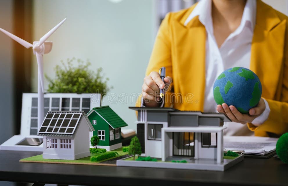 Architect Working with Blueprints for Sketching a Construction Project ...