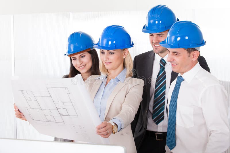 Architect Working on Project Stock Photo - Image of adults ...