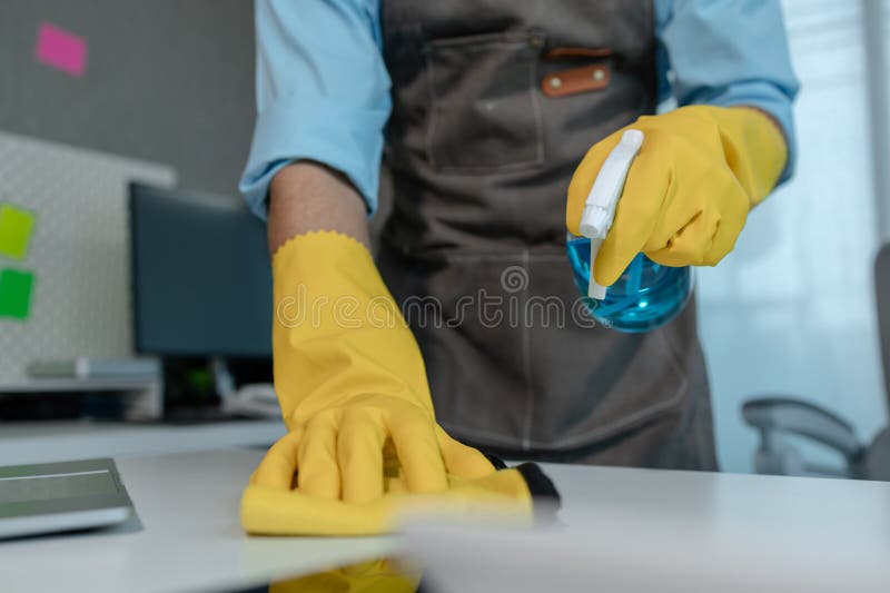 An Architect is Working in Workplace with a Lot of Information that Has ...