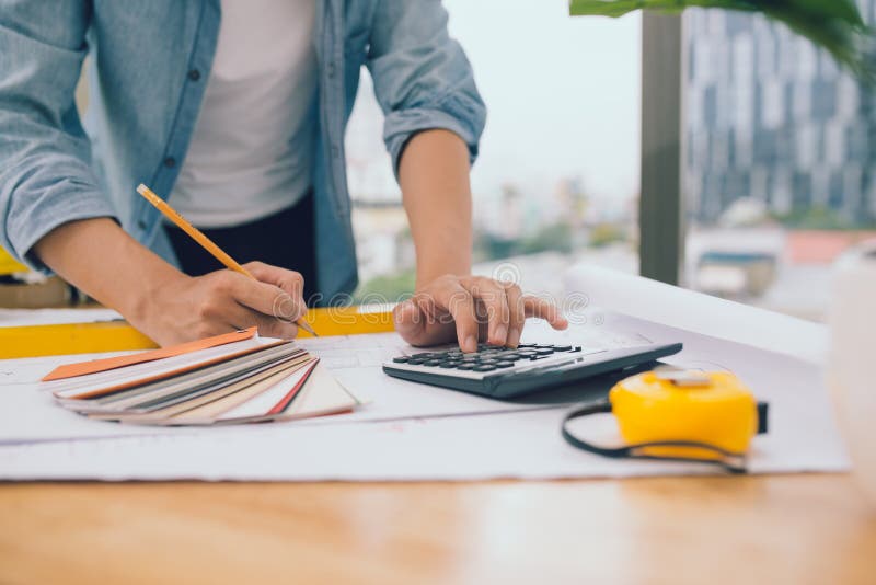 Architects Architect Project Interior Design Designer Planning P Stock ...