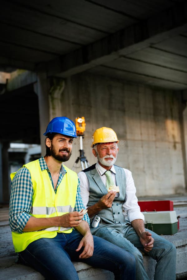 Architects, Business Manager And Engineer Meeting Project At ...