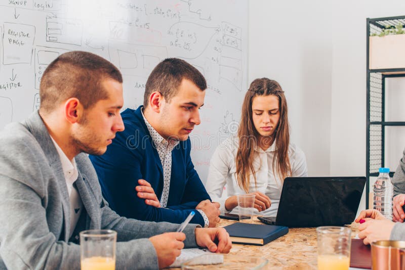 Architects Having a Presentation in a Meeting Stock Photo - Image of ...