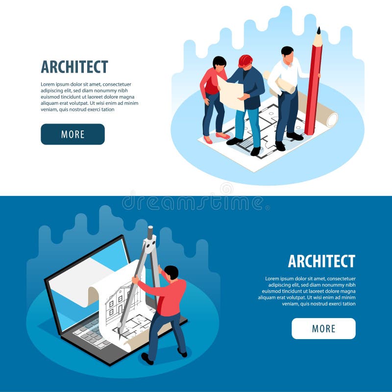 Architects Horizontal Banners Stock Illustrations – 6 Architects Horizontal Banners Stock ...