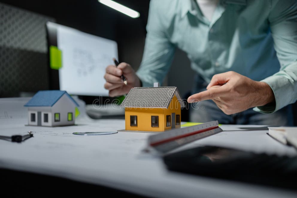 Architects are Reviewing Plans Together, Construction and Structure of ...