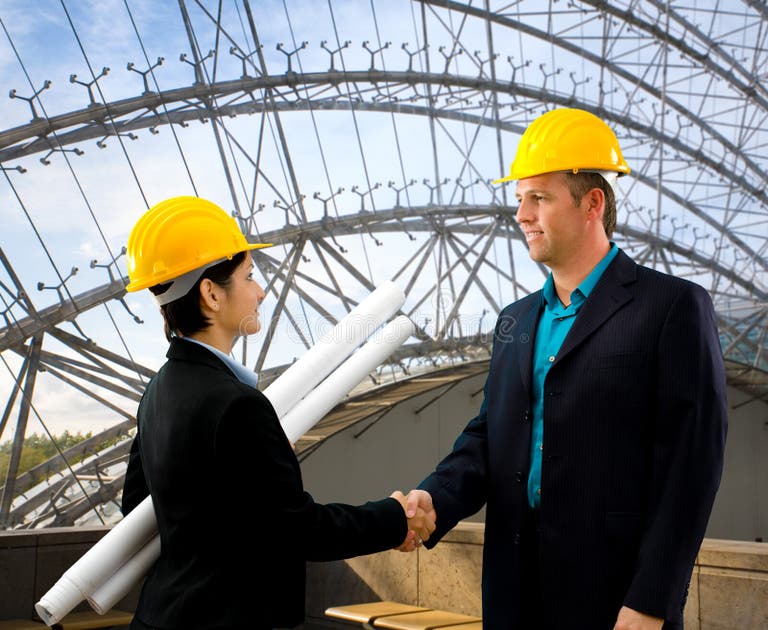 Blue Collar Worker Shaking Hands Stock Photos - Free & Royalty-Free ...