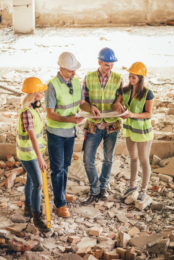 Architects Team stock photo. Image of contractor, holding - 94016452