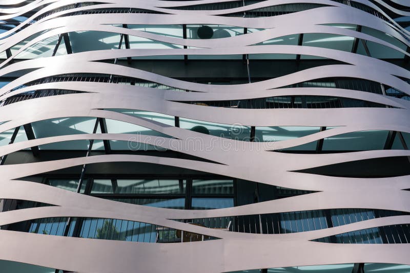 Architectural Abstract Detail of Modern Building Stock Photo - Image of ...