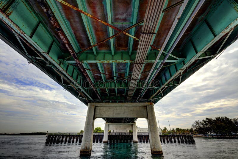 Architectural Abstract Under a Bridge Stock Photo - Image of ...