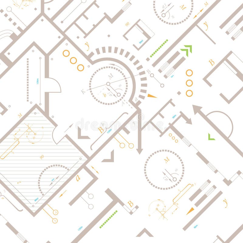 Architectural background stock vector. Illustration of line - 37521449